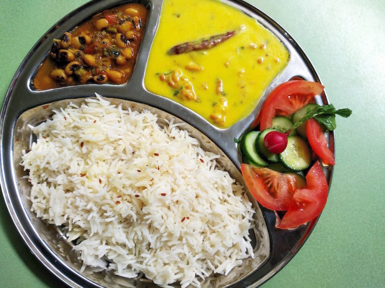 Yummy Kadi Chawal Thali | The Indian Down Under